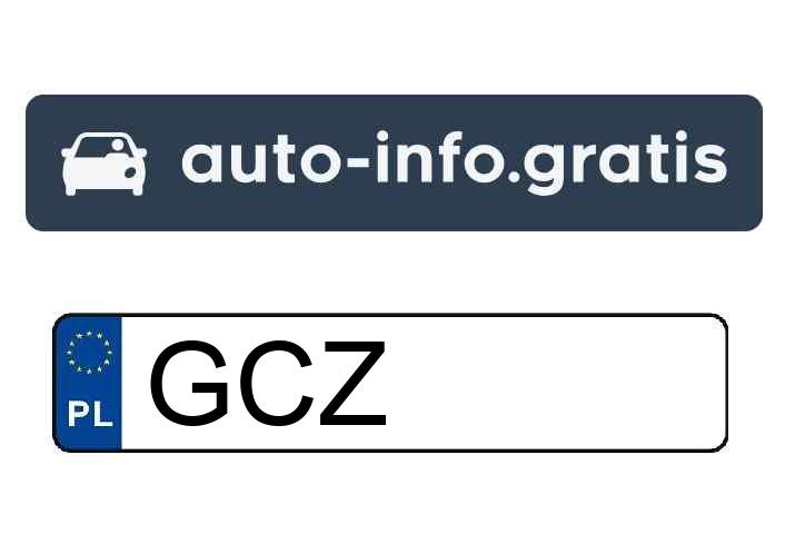Polskie tablice rejestracyjne wyróżnik GCZ