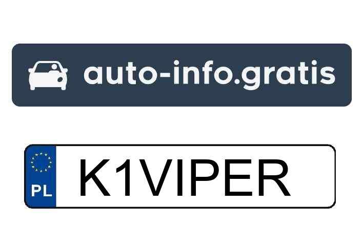 Numer rejestracyjny K1VIPER posiada JEEP Grand Cherokee MR`96 Z/ZG Limited